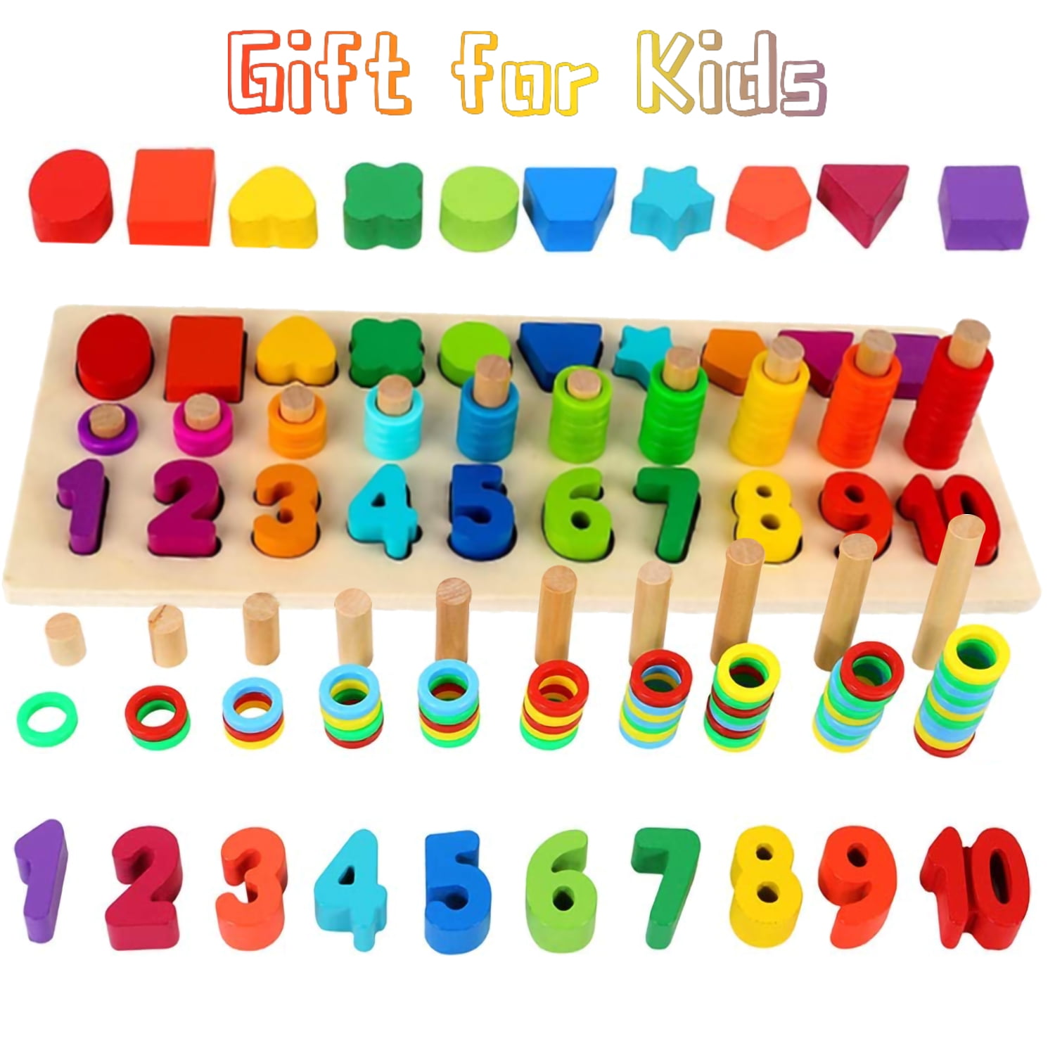 Learning School Wooden Number Puzzle Math Game For Toddlers Number learning-school-wooden-number-puzzle-math-game-for-toddlers-number