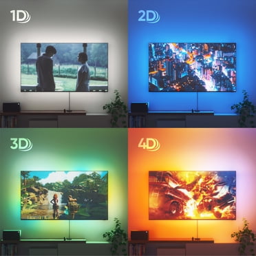 Nanoleaf 4D - LED Lightstrip Kit for Immersive TV and Monitor ...