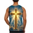 BVOFAR Men 3D Print Tank Tops Jesus Cross Graphic Tees Christian ...