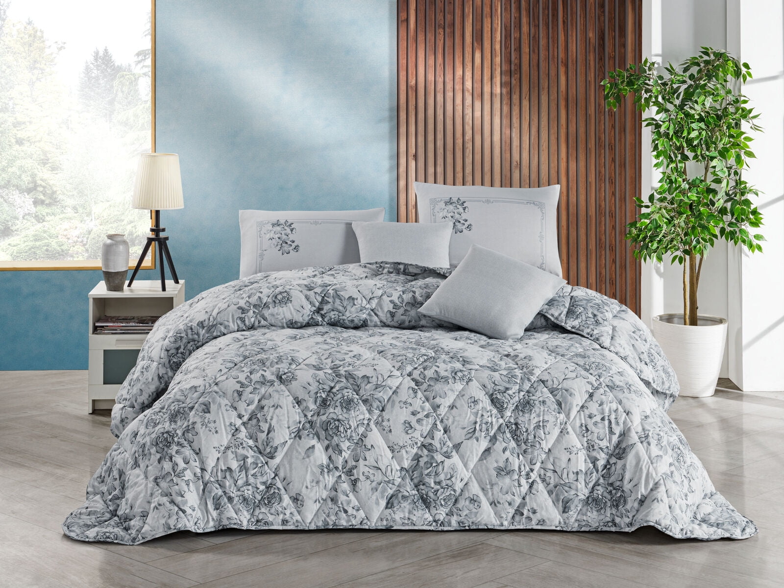 Istanbul Collection Handmade Comforter Set - 5 Piece Set - Cotton Blend ...