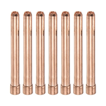Uxcell TIG Collet 3x50mm Stubby Collet Tungsten Electrode Collet Tips ...