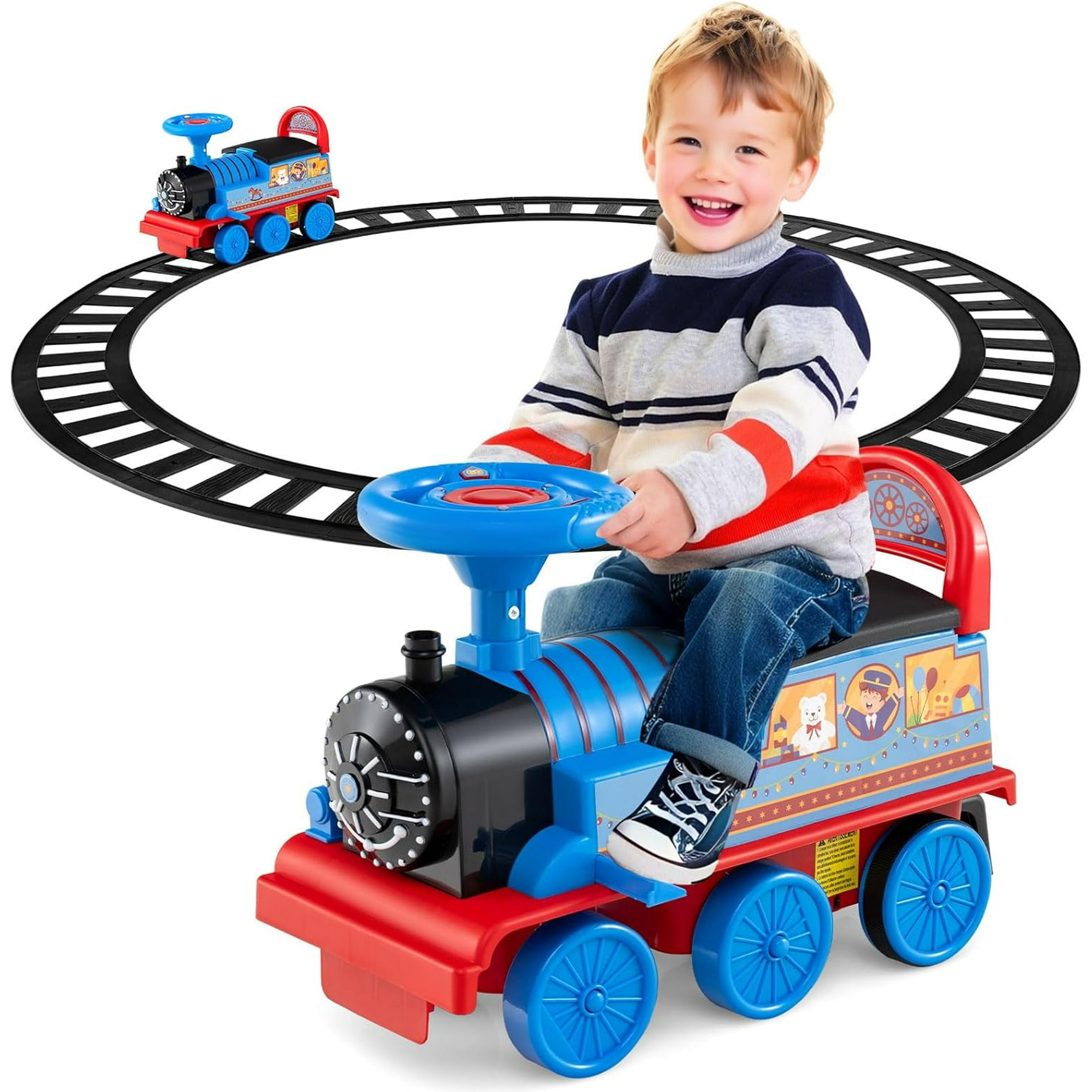 Click here for Olakids Kids Ride On Train With Track  6v Electric... prices
