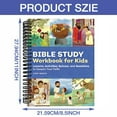 2Pcs Bible Study Workbook for Kids: Lessons, Activities, Quizzes, and ...