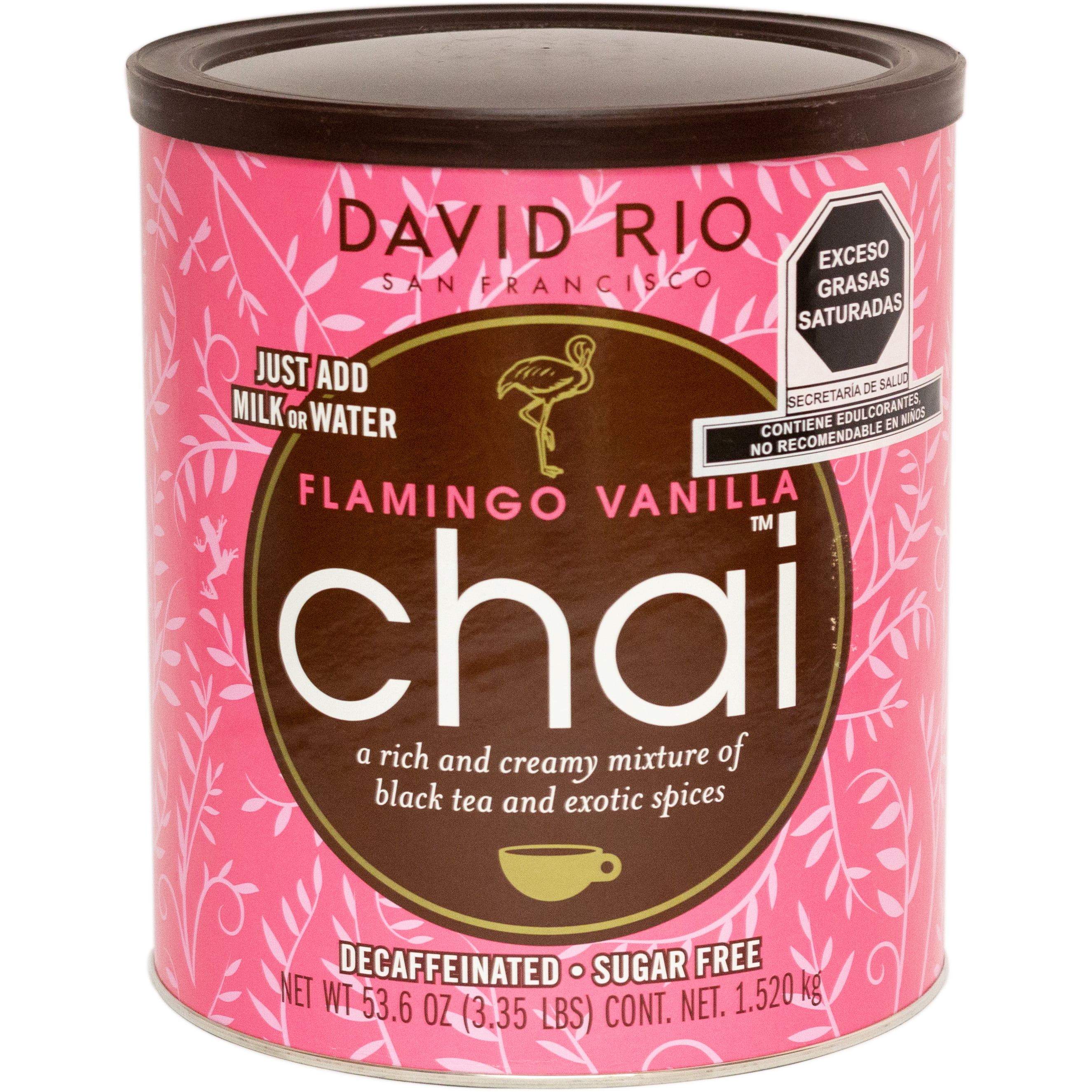 Té Chai Flamingo Vanilla DAVID RIO 1.520 kg | Walmart en línea