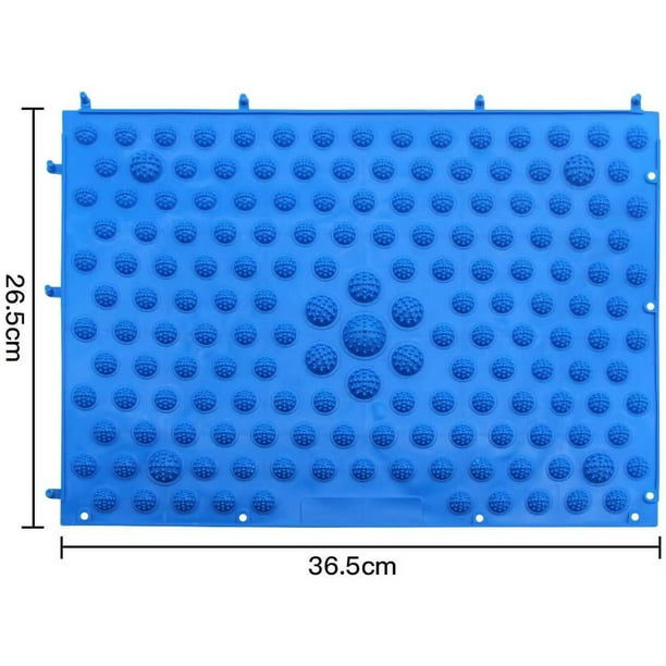 2 Pieces Acupressure Foot Play Mat Plantar Reflexology Foot Massage Pad ...