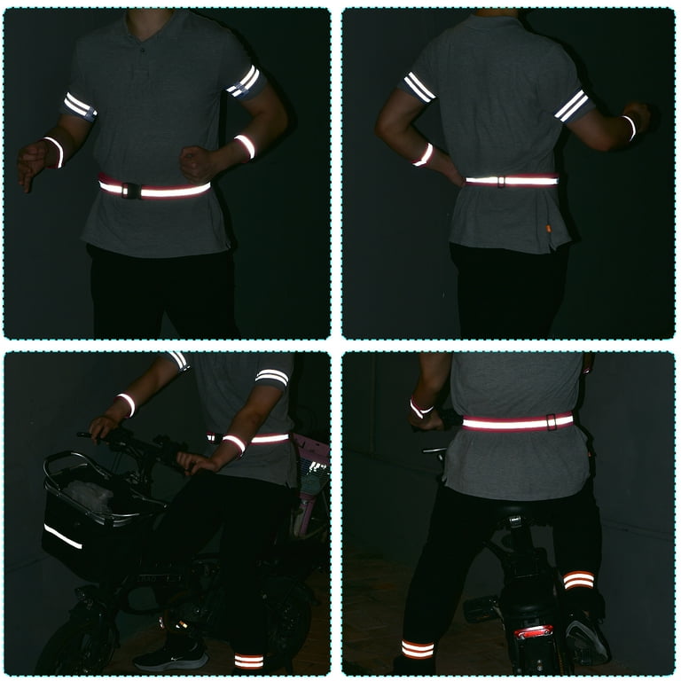 Reflective Armbands Uxcell Reflective Bands For Arm Wrist Ankle Leg 12 ...