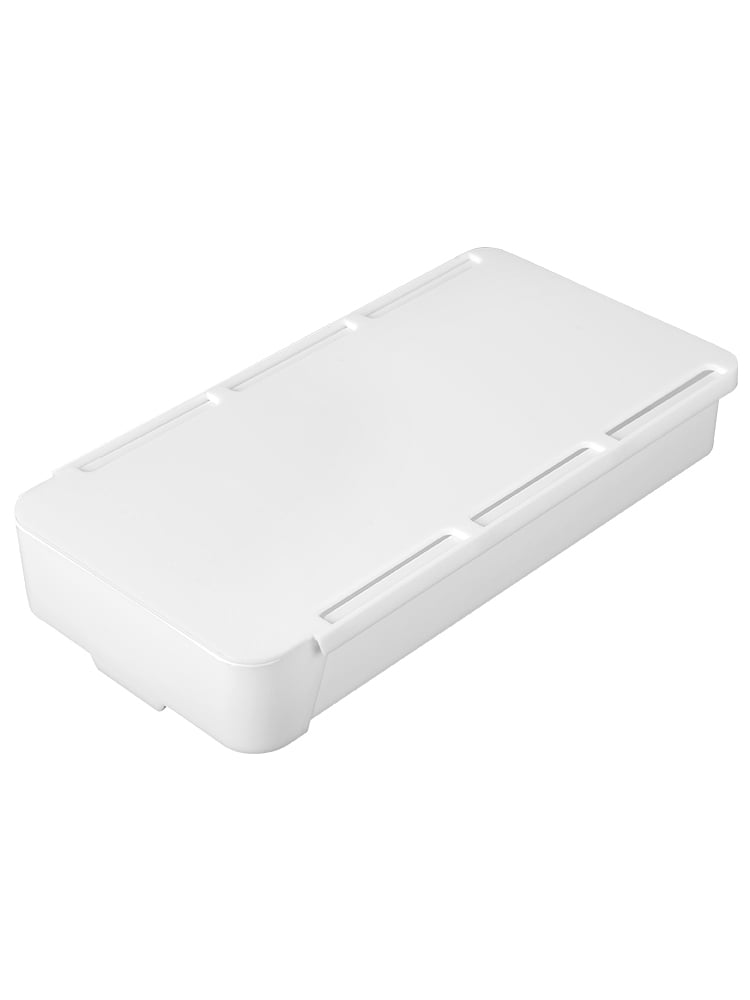 CIVG 8x4x1.2Inch Under Desk Drawer Self-Adhesive invisible Drawer Table ...