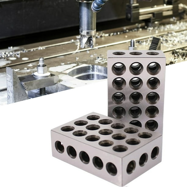2Pcs Parallel Block Cross Drilling Design High Hardness 40cr Alloy ...