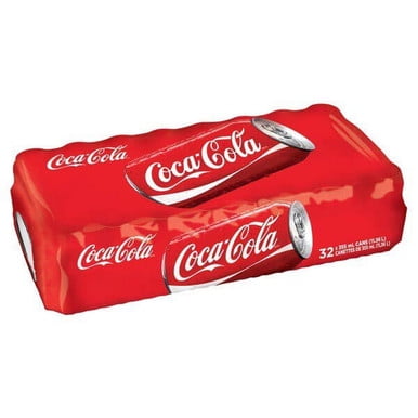 Coca Cola Soft Drink Can | 355ML/Unit, 32 Units/Case - Walmart.com