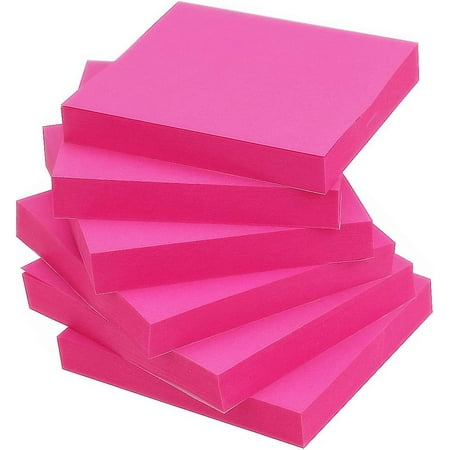 Sticky Notes 3x3 Self-stick Notes Blue Color 6 Pads, 100 Sheets/pad ...