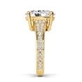 4 Carat Center Stone 14K Yellow Gold IGI Certified Lab Grown Oval ...