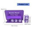 Creative 3D Printed Book Counter with Numbered Cubes Reading Progress ...
