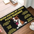 ZMHEGW Siberian Chihuahua Doormat Kitchen Bath Dog Interior Monologue ...