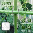 50Pcs Plant Trellis Connecting Buckles Pipe Support Fixing Clip Steely ...