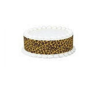 Natural Leopard Print Edible Icing image Cake Topper - Walmart.com