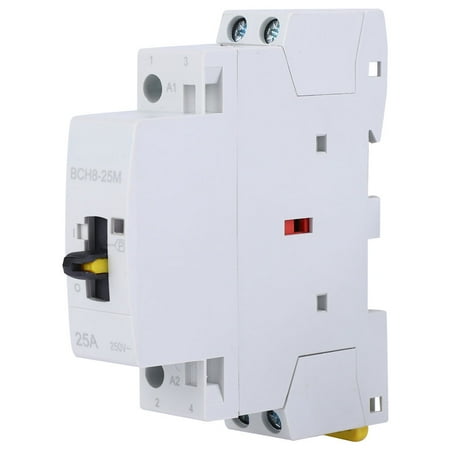 Household AC Contactor Switch BCH8-25M With Manual Function 2P25A ...