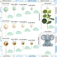 26PCS Elephant Theme Cake Decoration Kits with Balloons Cake Toppers ...