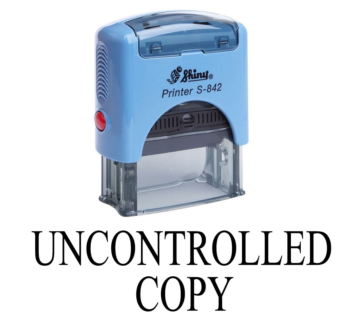 UNCONTROLLED COPY Self Inking Rubber Stamp Office Stationary Custom ...