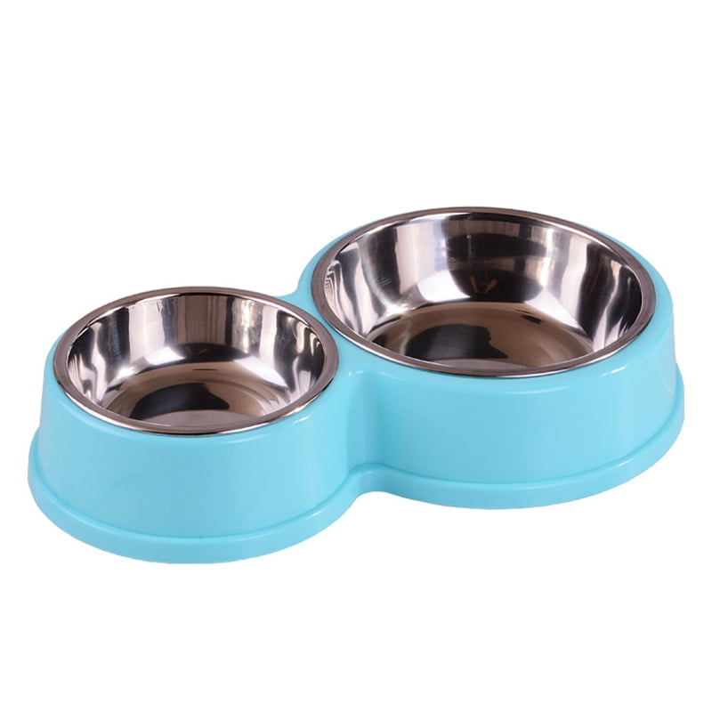 Click here for Nobrand Double Pet Bowl Non-Slip Cat Water Bowl Do... prices