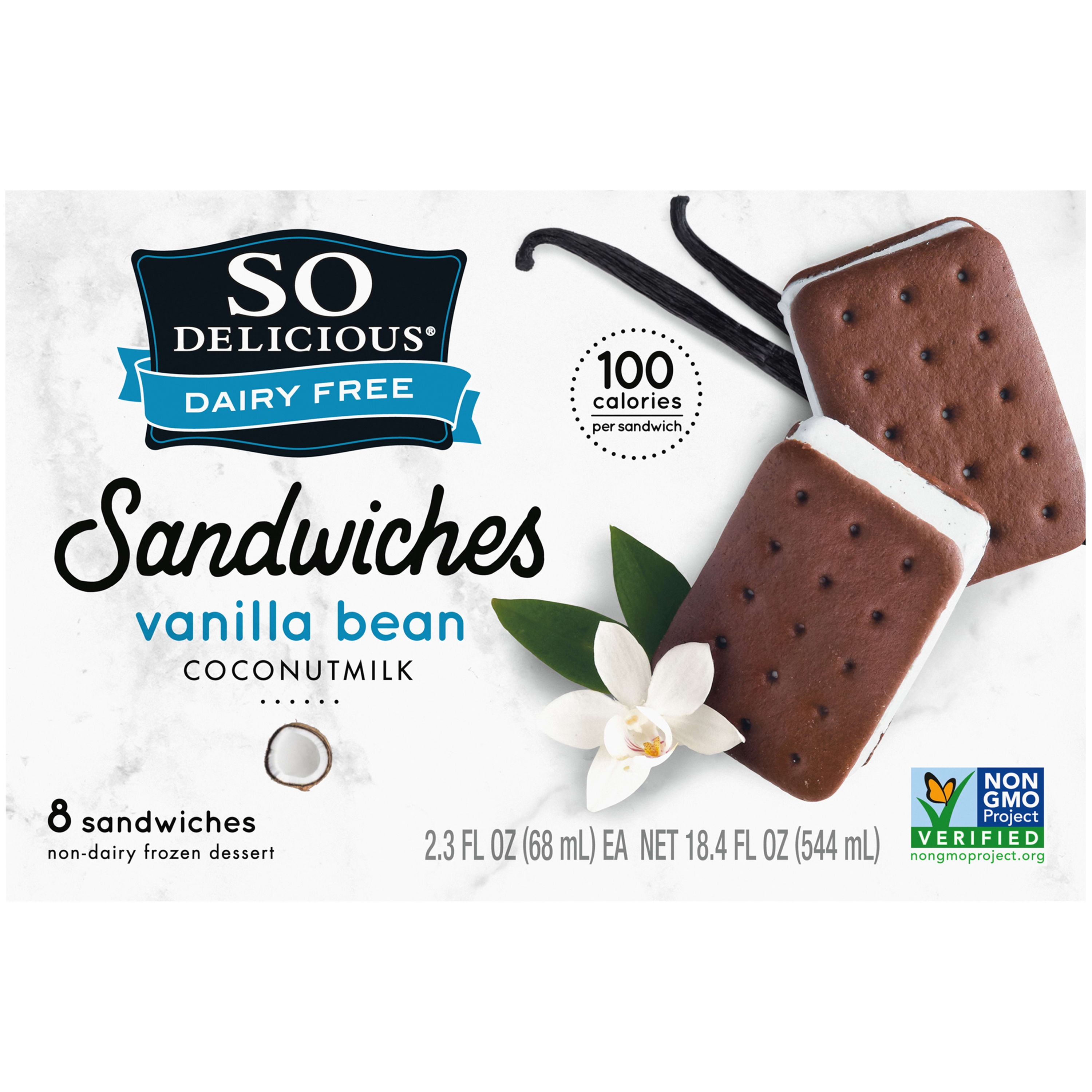 So Delicious Dairy Free Vanilla Bean Coconutmilk Frozen Dessert
