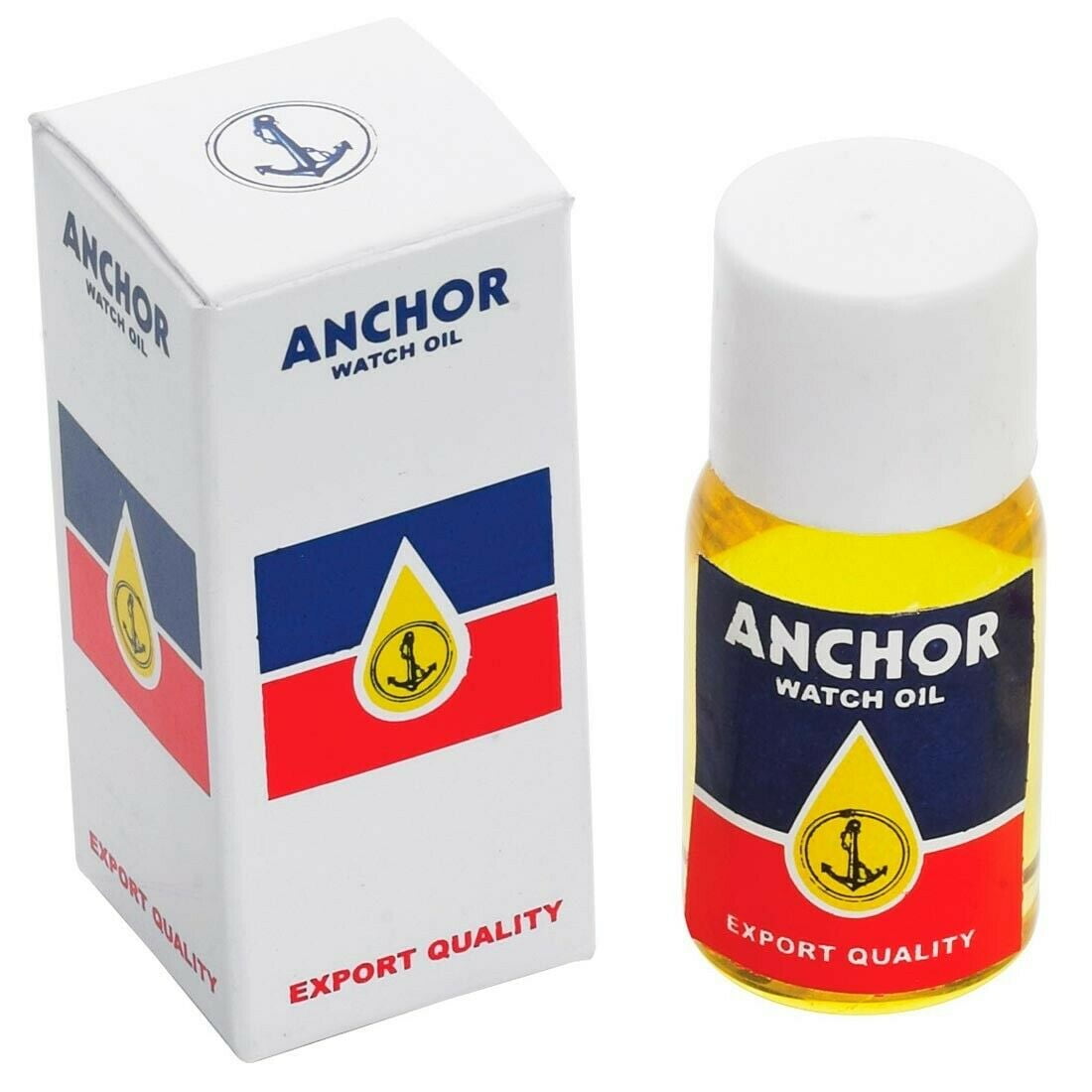Anchor Refined Watch Oil Lubricant for Pocket and Wrist Watches 10ml ...