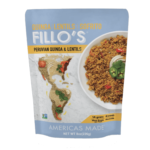 Fillo's Lentils & Peruvian Quinoa -- 8 oz Pack of 2 - Walmart.com