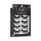 KISS Lash Couture Matte Black Faux Mink Eyelashes Multipack, Matte ...