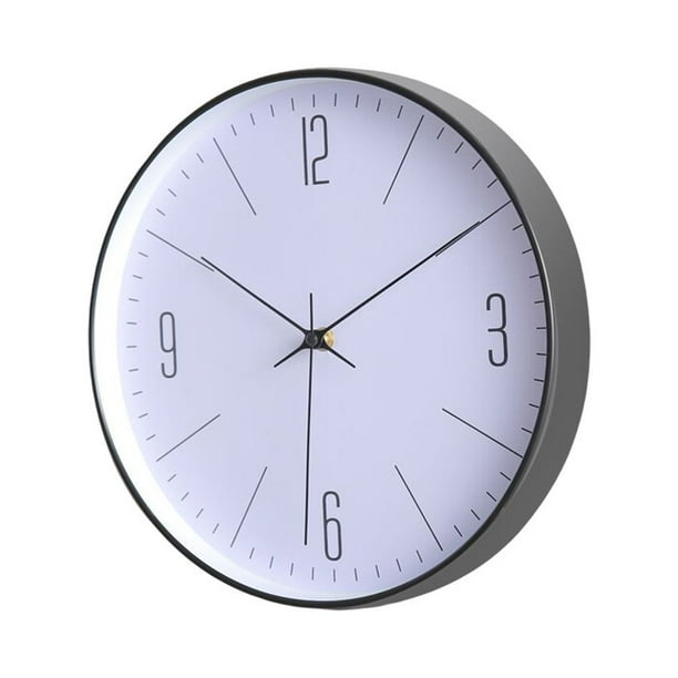 Langgg Mute Wall Clock Portable Dustproof Hanging Clocks Sweep Needle ...
