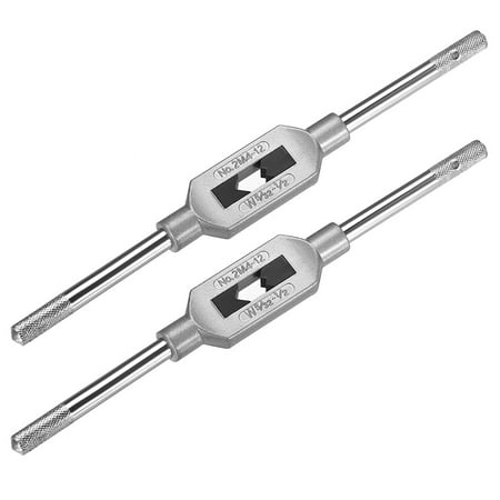 Tap Wrench Handle M4-M12 W5/32-1/2 Adjutable Bar Taps Straight Tapping Wrench 2pcs - Walmart.com