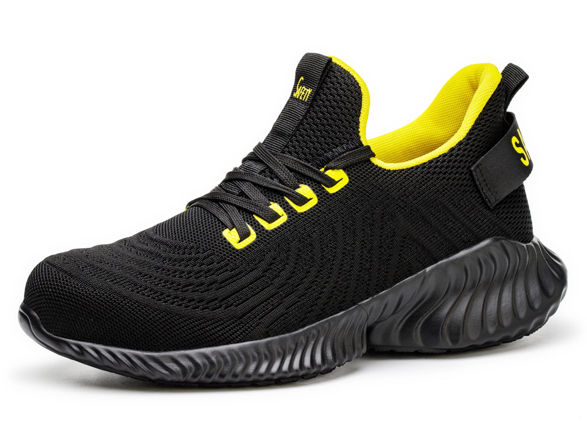 OwnShoe Breathable Steel Toe Work Sneakers for Men Women Safety Shoes ...