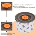 500ml Stainless Steel Food Storage Containers Lavender Roses Pattern ...