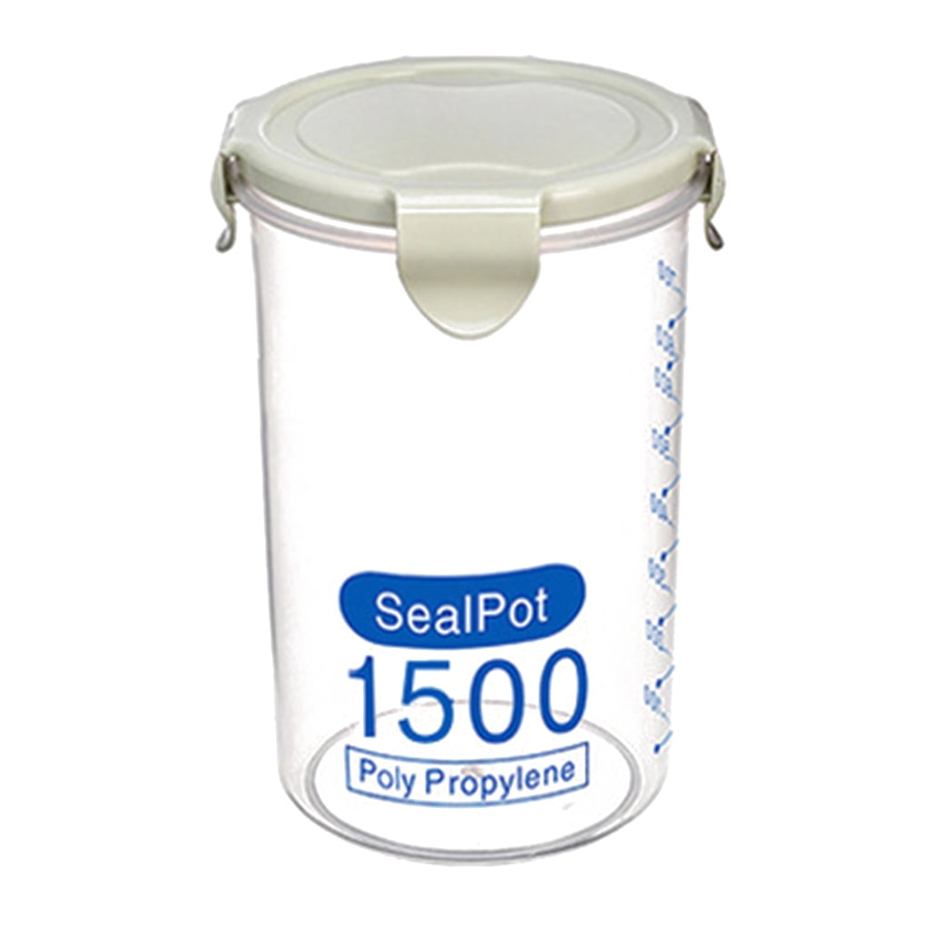 pitrice Plastic Sealed Transparent Cans Storage Box Food Preservation ...