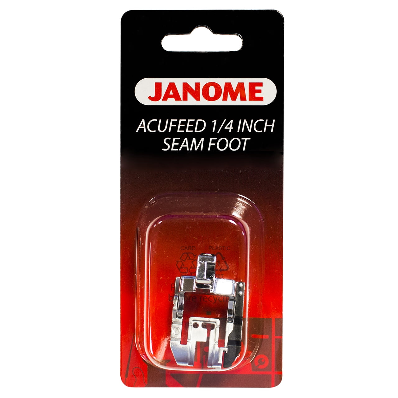 Janome Acufeed 1/4" Seam Foot for MC 7700, 6600P, Elna 740 and 720 ...