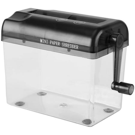 Manual Shredder, Hand Crank File Paper Shredder Heavy Duty Color Paper ...