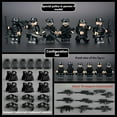 QPAZ Military Building Blocks Soldier Set - Desert Special Forces Ghost ...