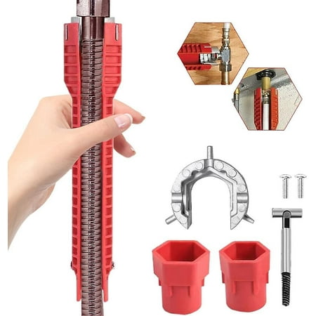 8 In 1 Sink Faucet Installer Multifunctional Faucet Wrench Tool Water ...