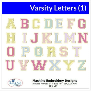 Threadart Machine Embroidery Design Bundles - Alphabet Sets - Bubble ...