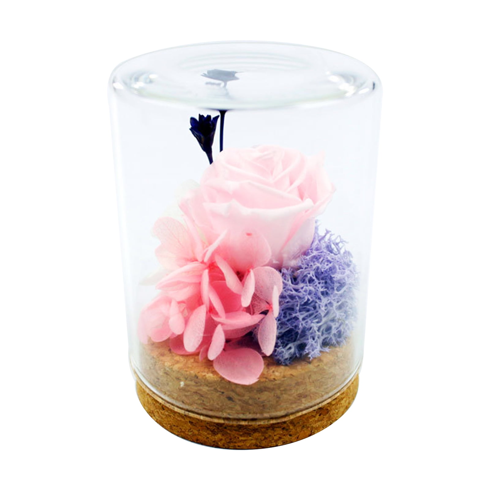 Rosa eterna preservada en vidrio con aroma eterno | Walmart en línea