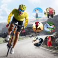 Bear Tile Yellow Pattern UV Protection Cooling Arm Sleeves, Compression ...