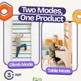 (2 pack) ComfyBumpy Swedish Ladder with Convertible Play Table ...