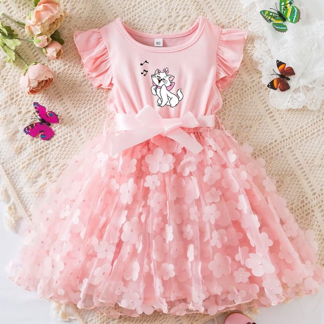 Click here for Wangyu The Aristocats Marie Cat Summer Dress For K... prices