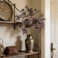 Artificial Grape Leaf Bush Faux Twigs 18.5" - Multicolor Plastic ...