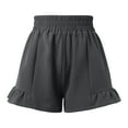 Boom Womens Athletic Shorts Raw Hem Trendy Body Shaper Shorts Tummy