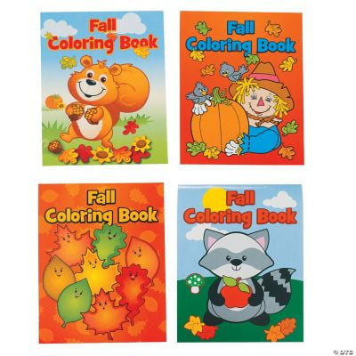 Fall Coloring Books - Stationery - 12 Pieces - Walmart.com