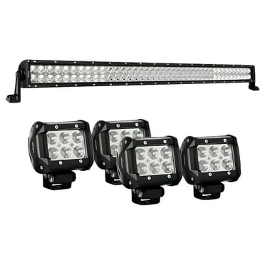 Nilight Led Light Bar 42 Inch 240W Spot Flood Combo 4PCS 4 Inch 18W ...