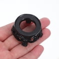 BESTYASH 3Pcs Stone Display Stand Holder Black Hollow Base for Quartz ...