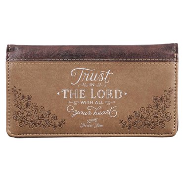 Christian Art Gifts Premium Vegan Leather Scripture Checkbook Cover for ...