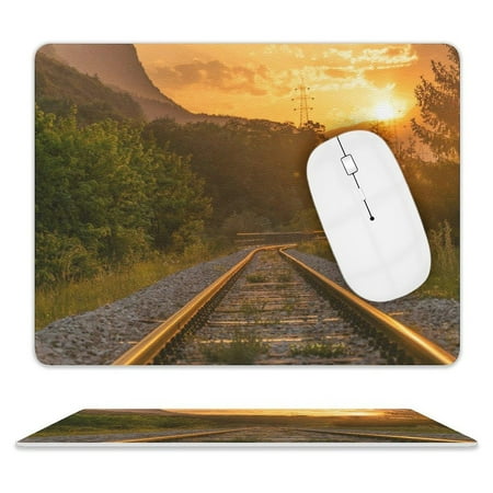 Railway Track And Sunset Print Mouse Pad | Walmart Canada