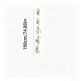 Artificial Wisteria Garland Hanging Silk Flower Vines with Green Leaves ...