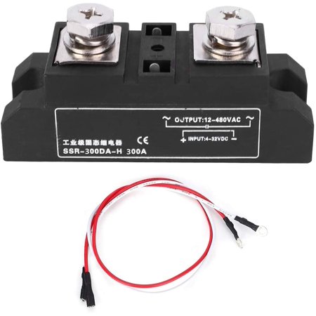 Single Phase SSR Solid State Relay SSR-300DA-H DC Control AC 300A High ...